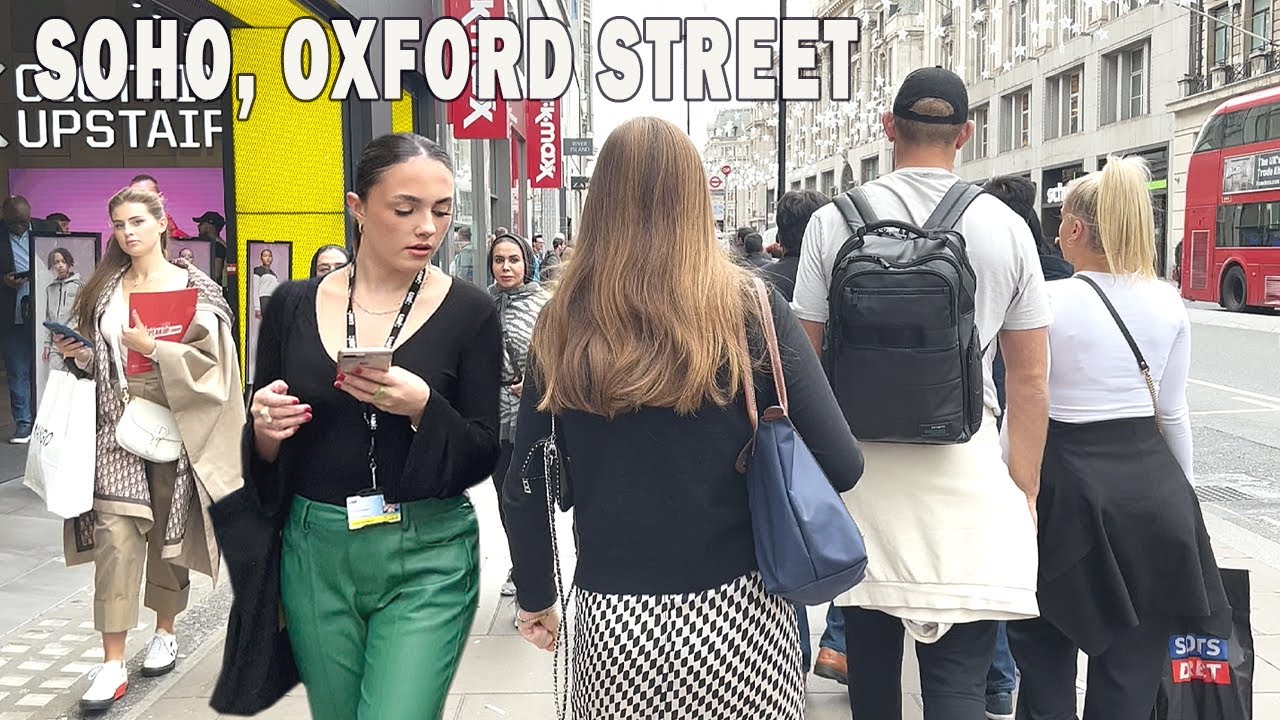 Central London Walk | Soho, Oxford street - Oct 2022 | London Street ...
