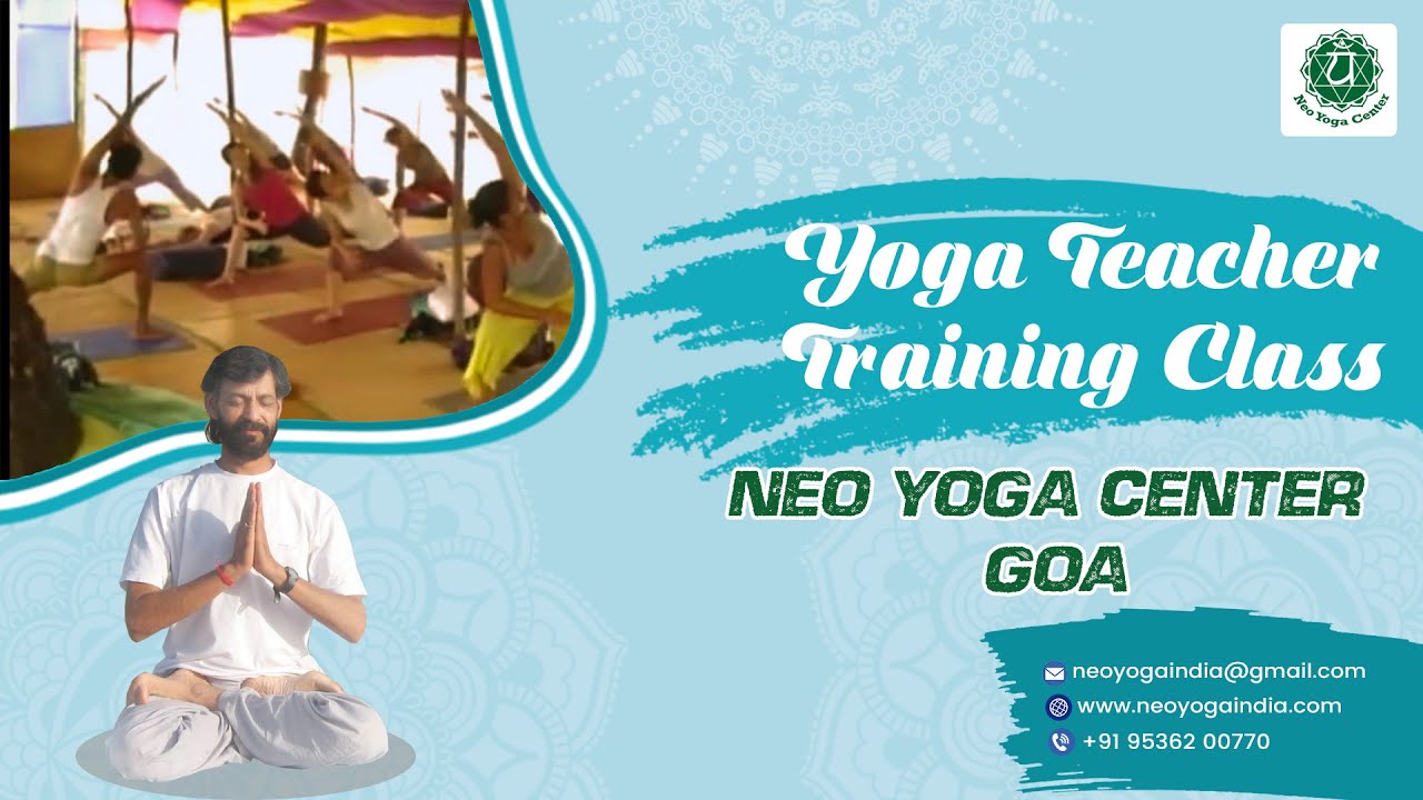 Yoga Teacher Training in Goa at Neo Yoga Center - YouTube
