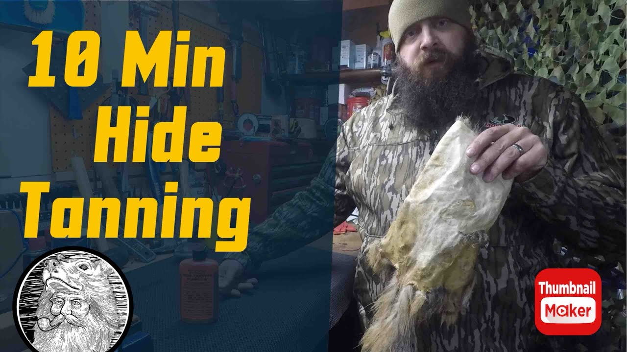 How to tan a fox hide - YouTube