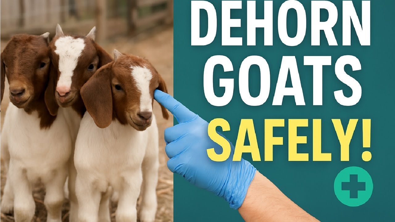 Mastering Goat Dehorning: A Farmer's Guide | How to Dehorn Goats Safely ...