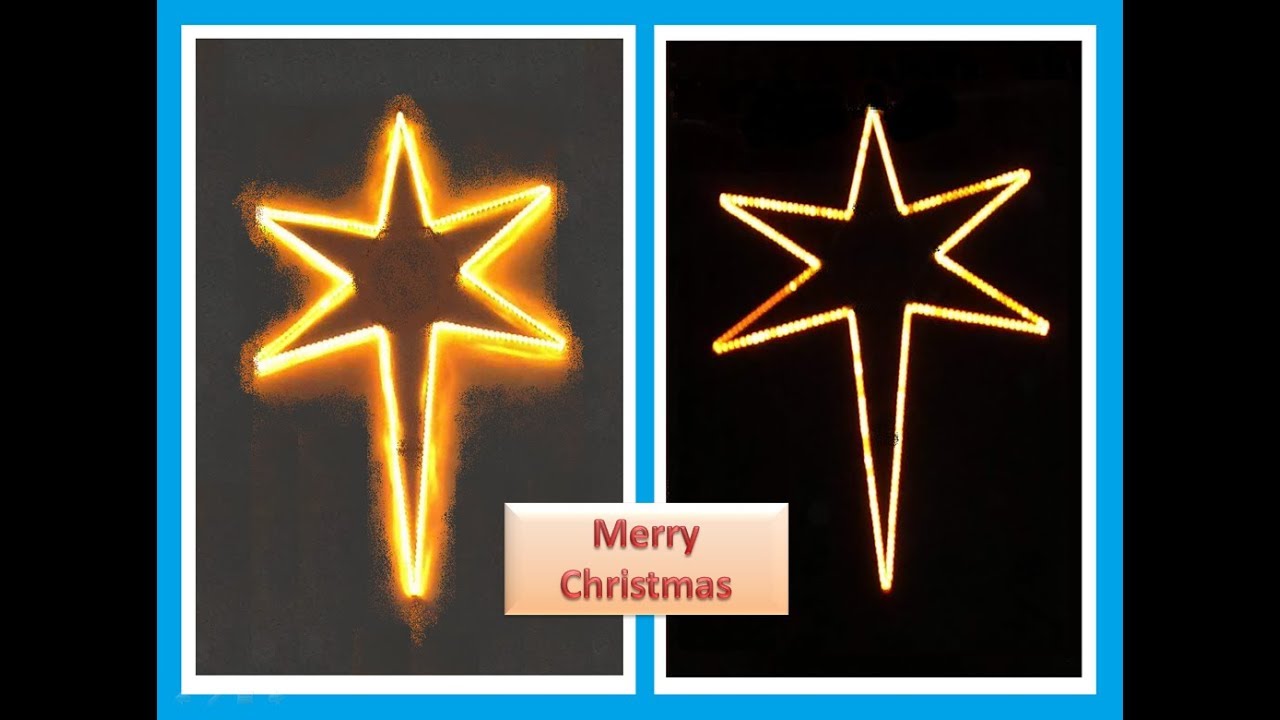 How to make a 6 feet tall Christmas Star. (PART - 1) DIY Project. 2018 ...