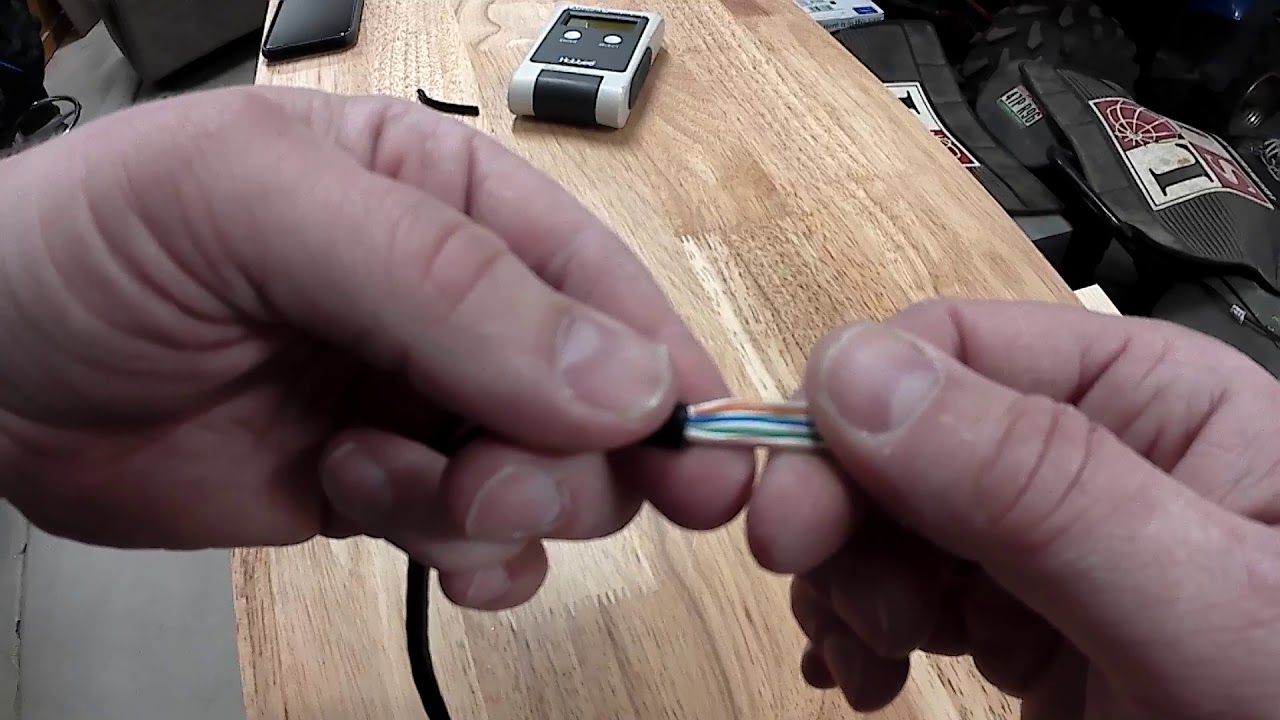 How to crimp RJ-45 connectors to make Ethernet Cables - YouTube