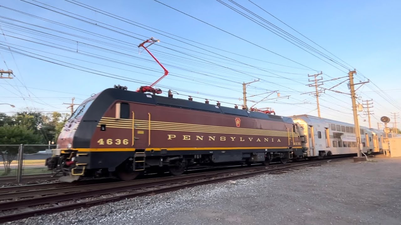 NJ Transit ALP-46A #4636 (Pennsylvania Railroad Heritage Unit) NJCL ...