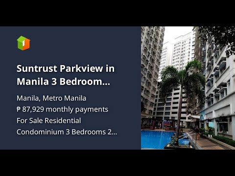 Suntrust Parkview in Manila 3 Bedroom Condo for Sale - YouTube