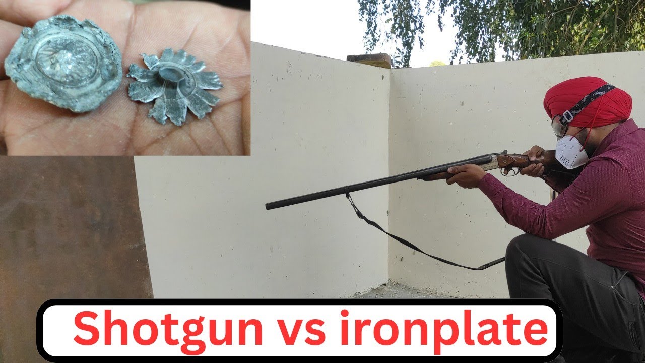 iron plate vs shotgun slug.32 bore revolver or 12 bore rifle slug ...