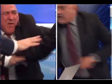 Pənah Hüseynlə Tofiq Abbasov efirdə əlbəyaxa dava etdi
