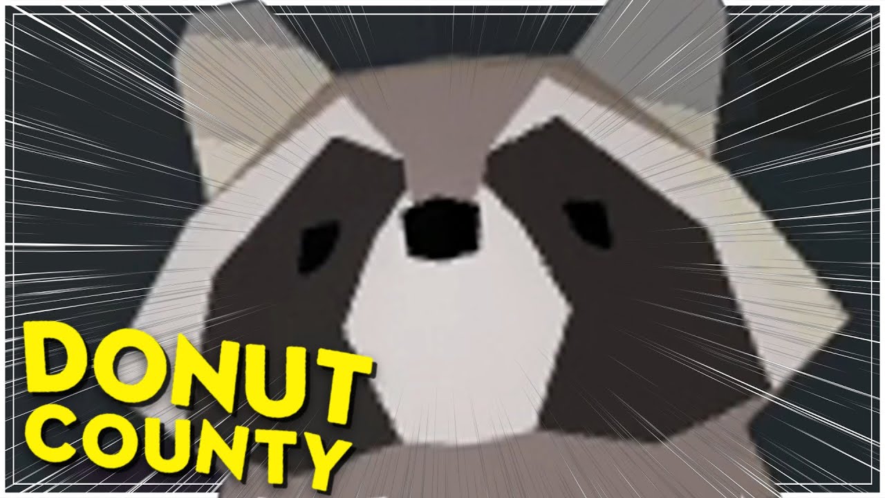 Consuming a Town with "Donuts" as a Raccoon in Donut County - YouTube
