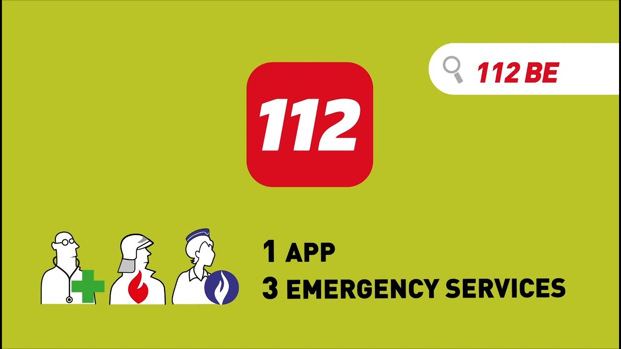 App 112 BE: infographic - YouTube