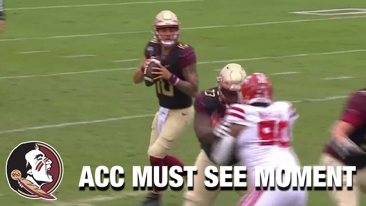 FSU Freshman QB AJ Duffy Tosses First Career TD | ACC Must See Moment ...