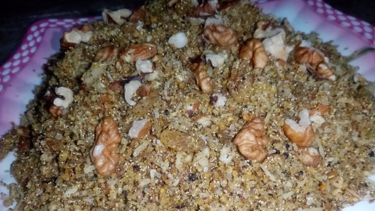 Panjeeri Recipe for Mother after delivery || Panjeeri recipe for new ...