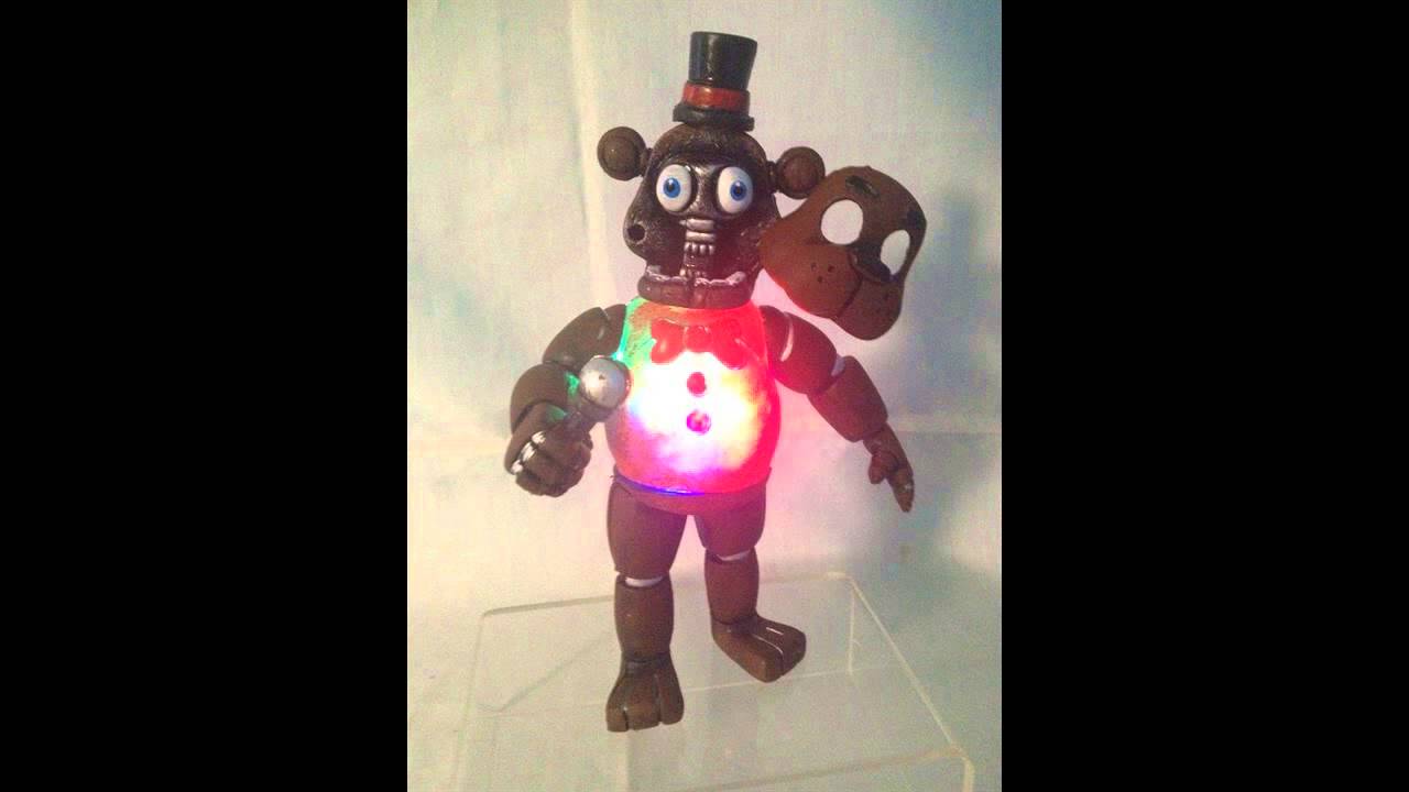 FNAF action figures 7 INCH LIGHT UP - five nights at freddy's - YouTube