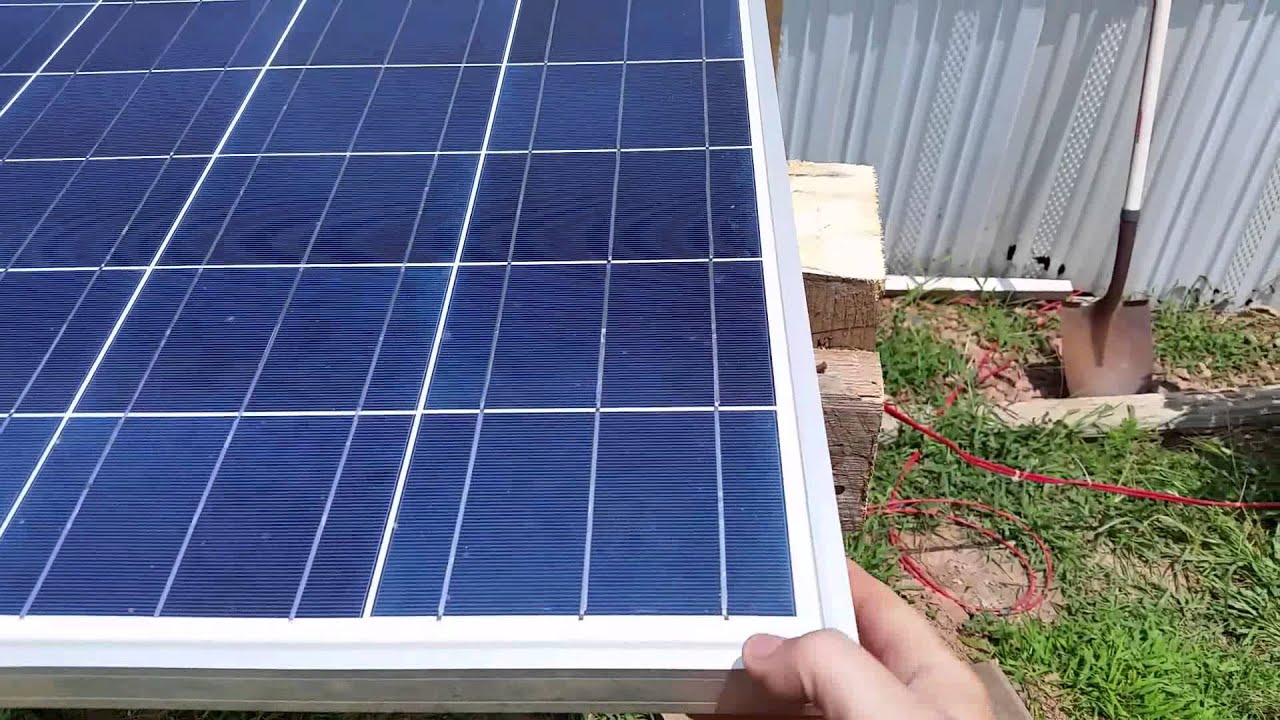 Preppers 20 minute DIY solar ground mount 400 WATT - YouTube