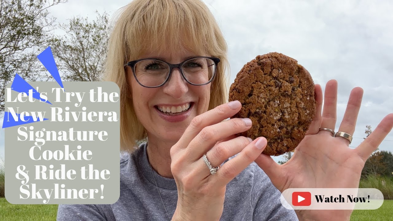 Let's Try the New Riviera Signature Cookie and Ride the Disney Skyliner ...