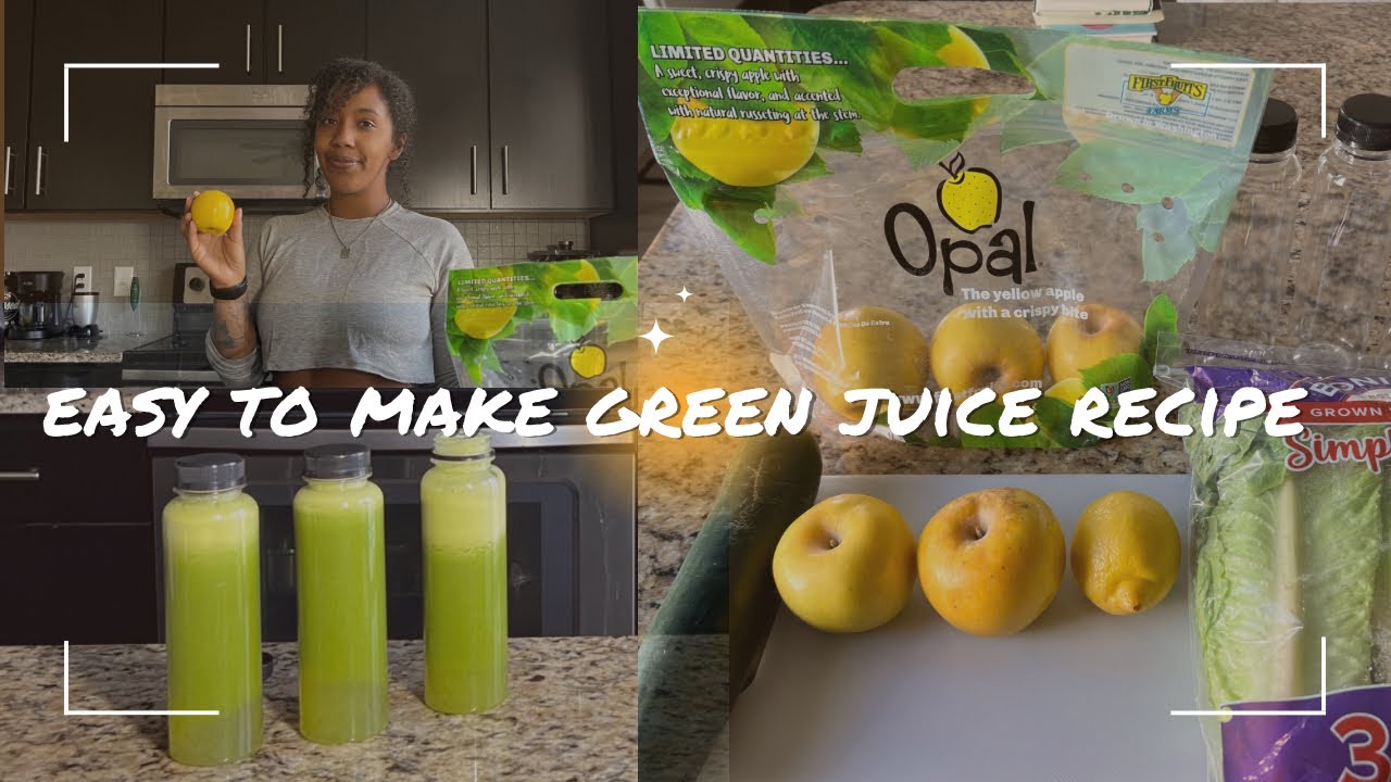 Easy Green Juice Recipe You Have To Try! | Cold Pressed Juices From ...