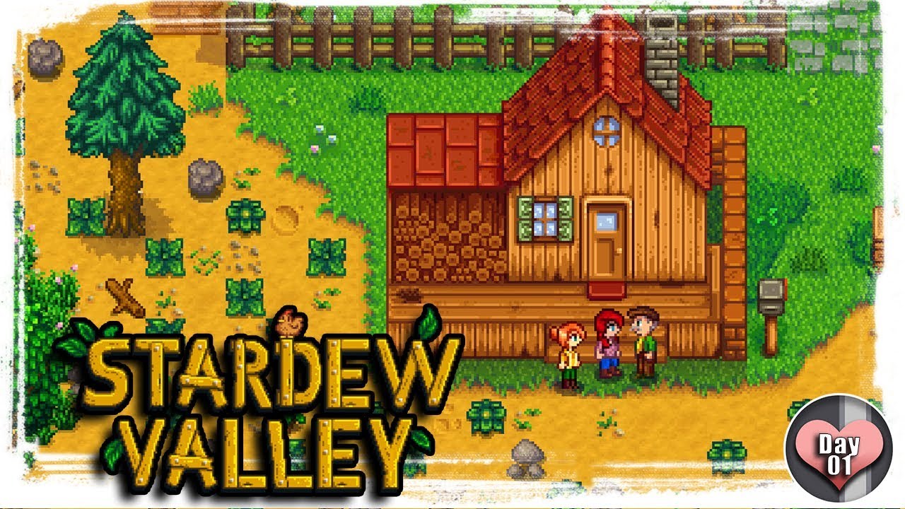 First Time Playing Stardew Valley! - Day 1 - YouTube