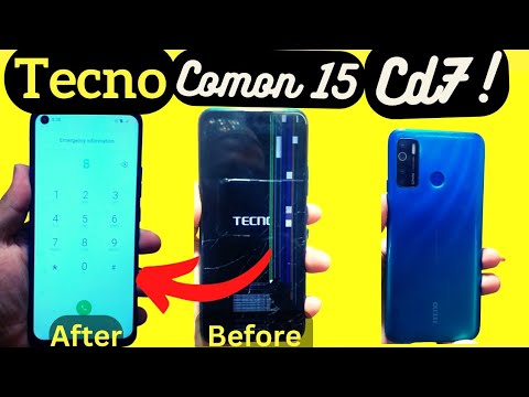 Tecno Camon15 CD7 Screen Replacement Tecno CD7 Lcd Screen change ...