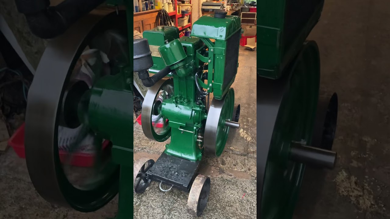 Lister 3 hp cs diesel - YouTube