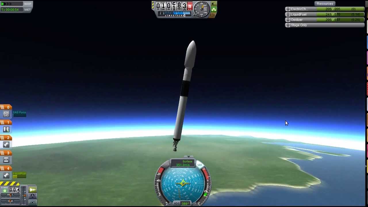 Kerbal Space Program, Falcon 1 - YouTube