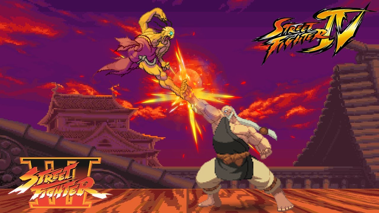 Oro vs Gouken - Street Fighter III X Street Fighter IV - YouTube