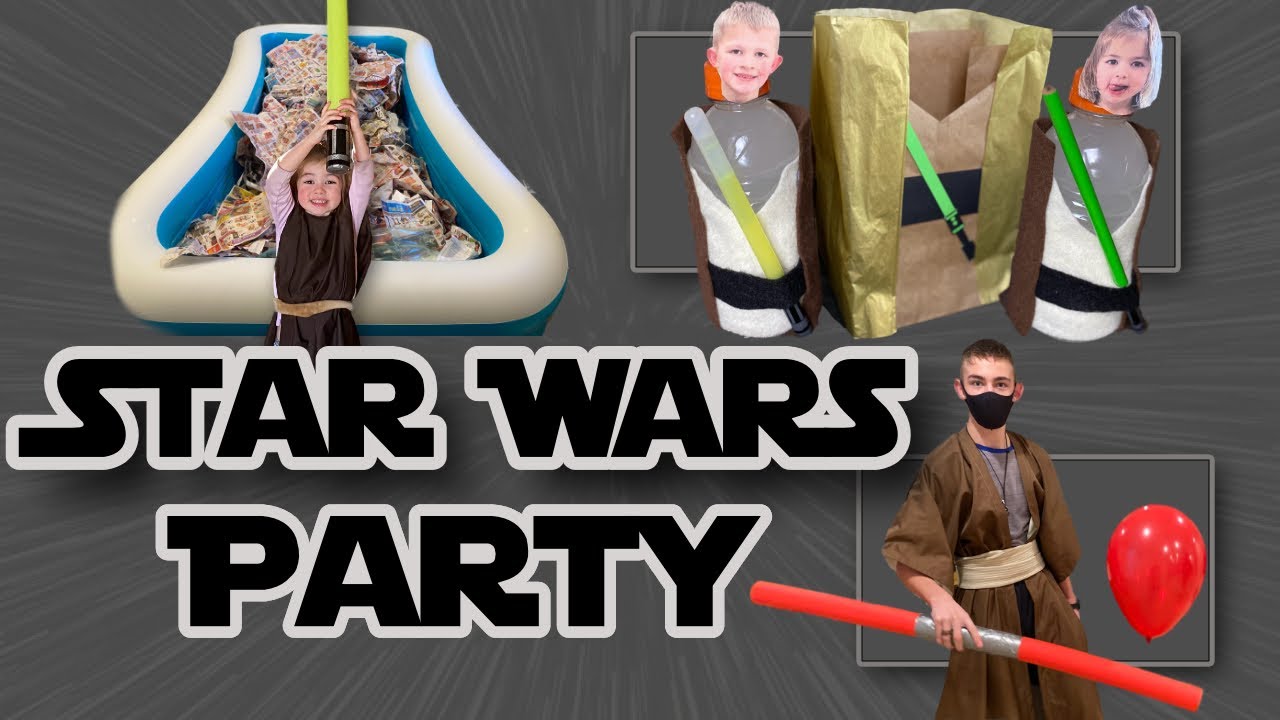 How to Throw a STAR WARS Party // May the 4th Party // Jedi Birthday ...