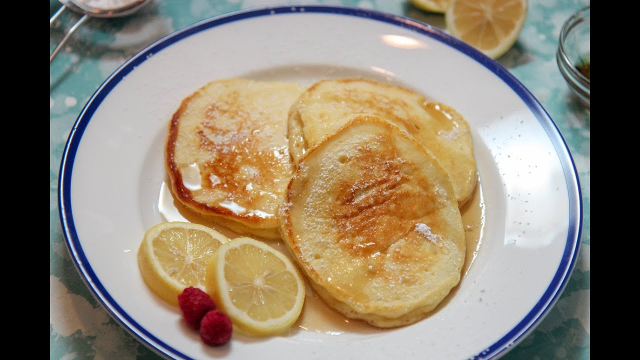 Lemon Ricotta Pancakes - YouTube