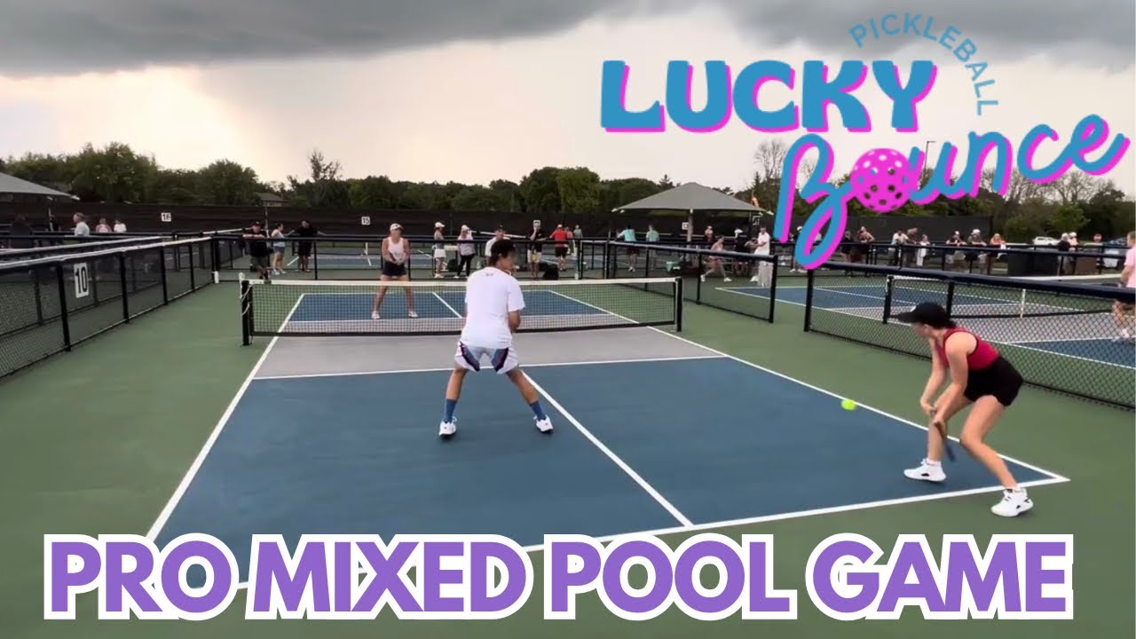 Pro division mixed doubles pool game - YouTube