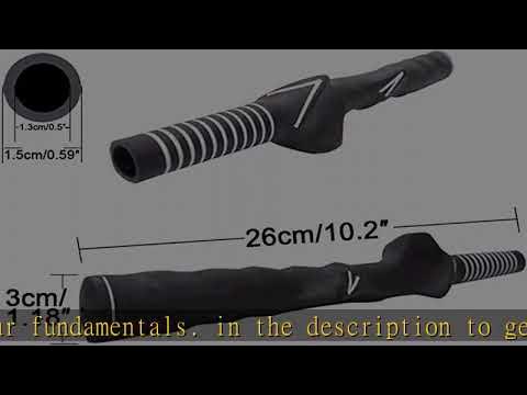 Yuyeran 2Pcs Right-Hand Golf Training Grip Golf Club Grip RH Practice Aid Golf Swing Trainer ...