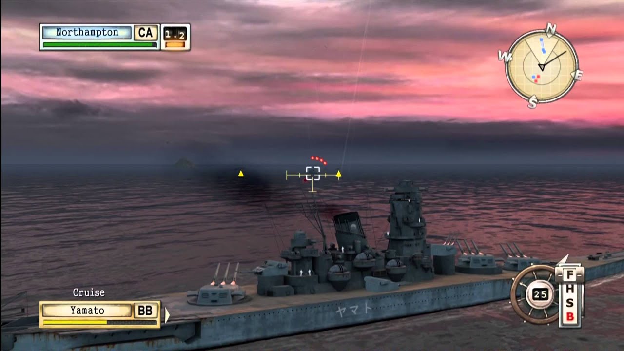 Battlestations Midway Ship Challenge Might of the Yamato - YouTube