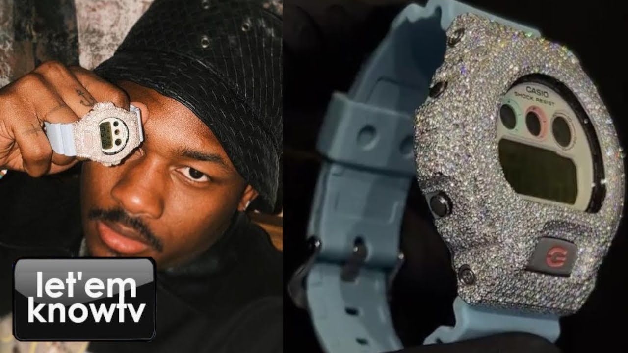 Athlete Stefon Diggs Just Dropped The Bag On A New Iced Out Watch From ...