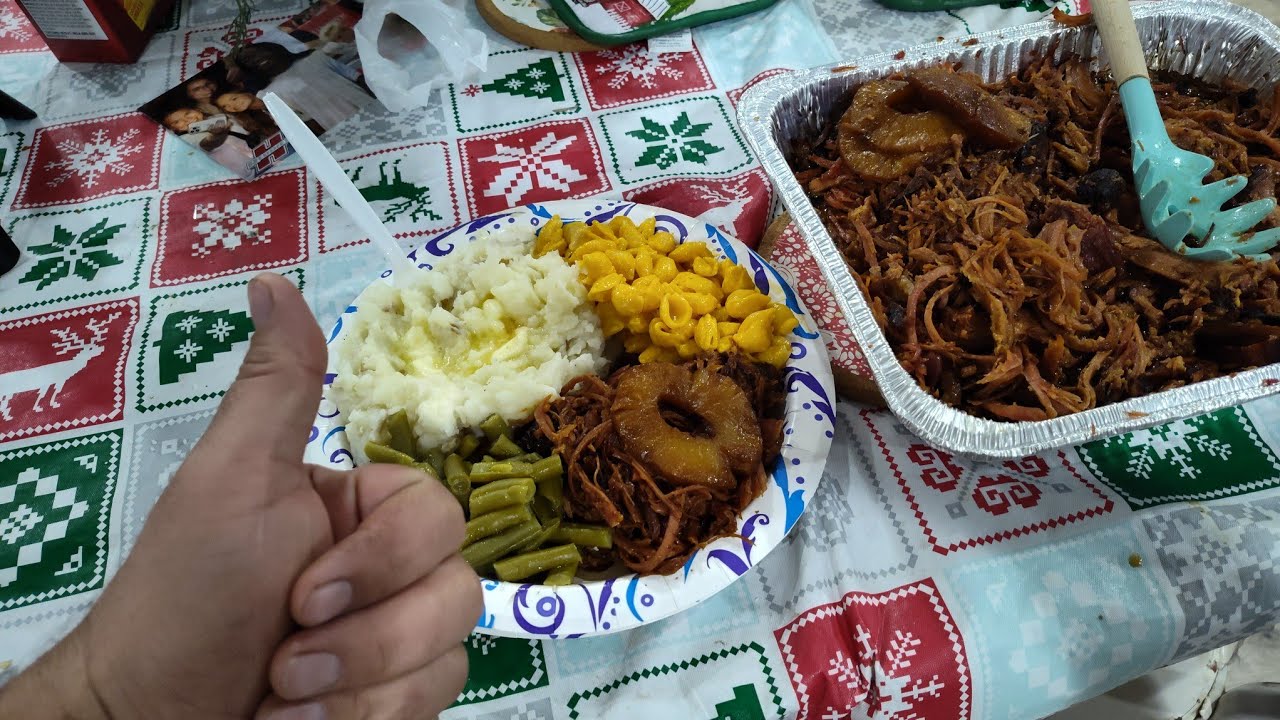 Merry Christmas to Everyone!! Pulled HOLIDAY Ham! - YouTube