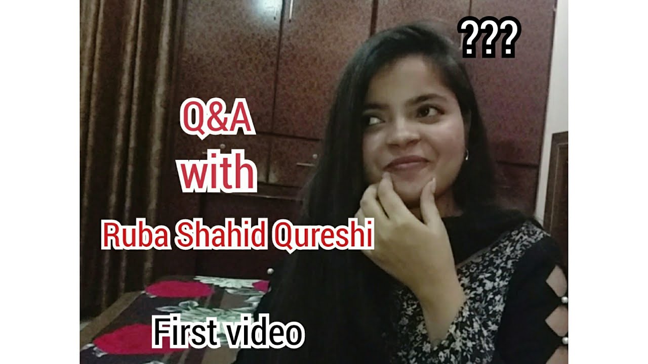 Q&A with Ruba Shahid Qureshi | pt1 | first video - YouTube