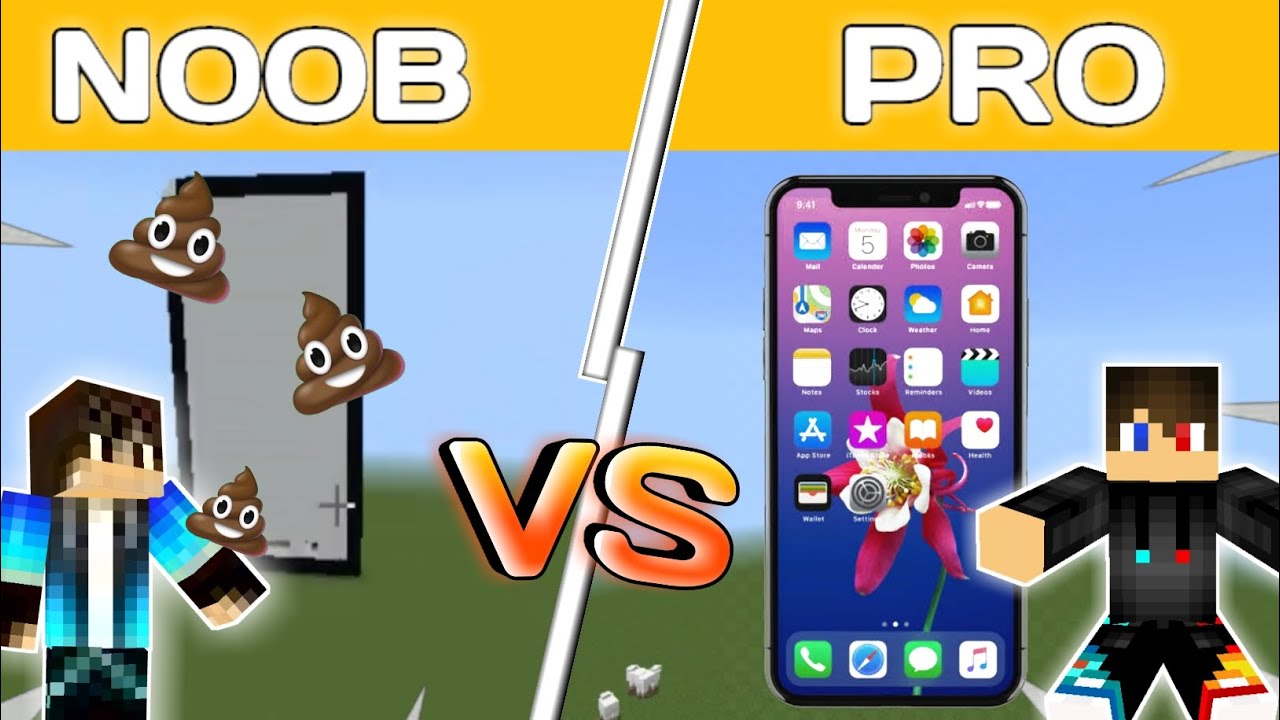 NOOB vs PRO: I PHONE BUILD BATTLE in Minecraft with @junkeyy - YouTube