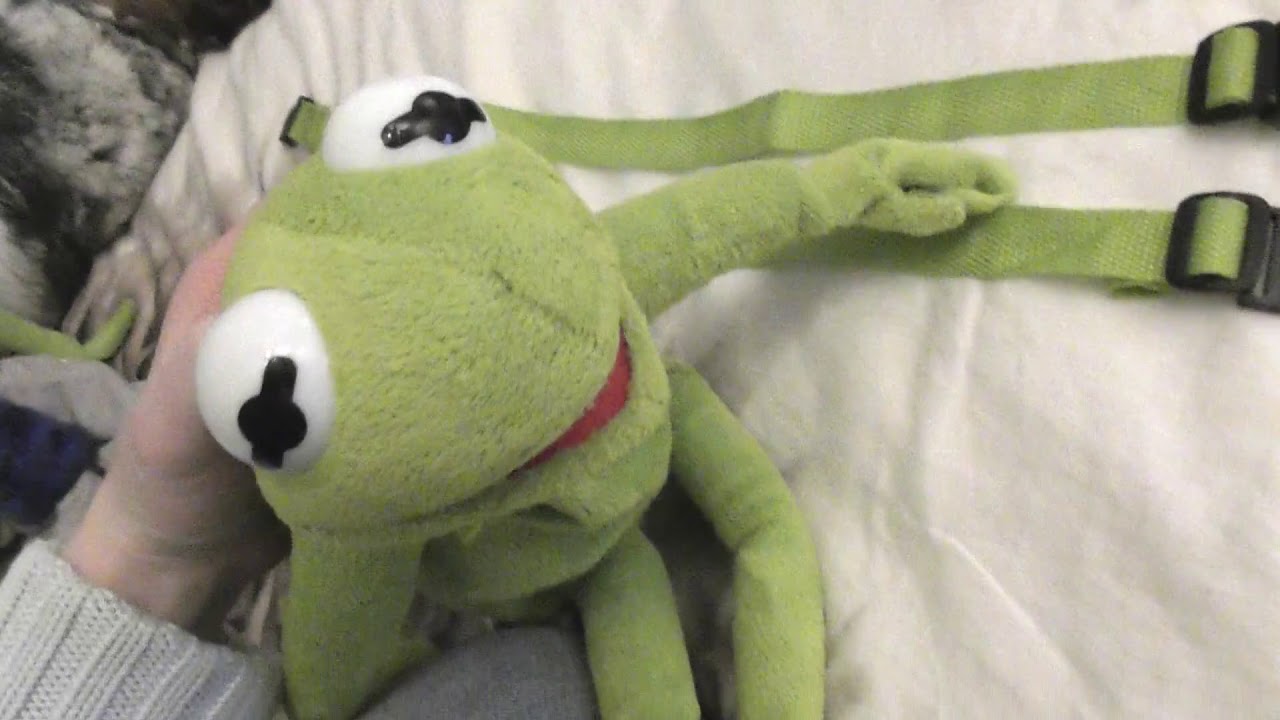 Package Cravendale Kermit the Frog backpack - YouTube