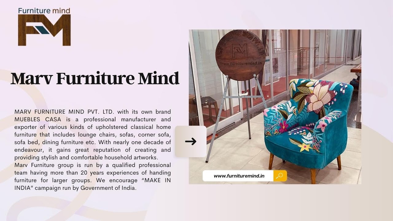 Marv Furniture Mind Pvt Ltd ( House Brand- Muebles Casa) - YouTube