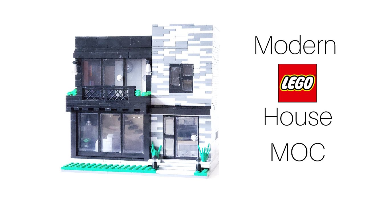 Modern LEGO house MOC - YouTube