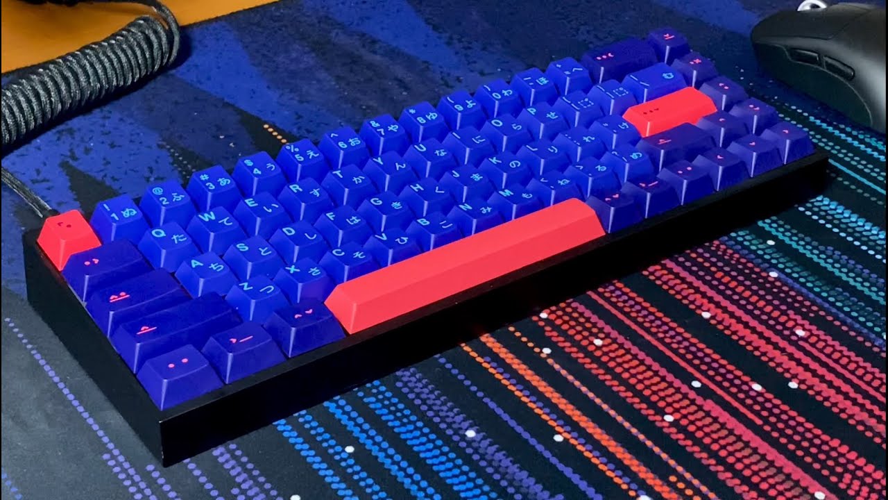 Tofu 65 Tangerine Switches L&F PC Plate GMK Keycaps - YouTube