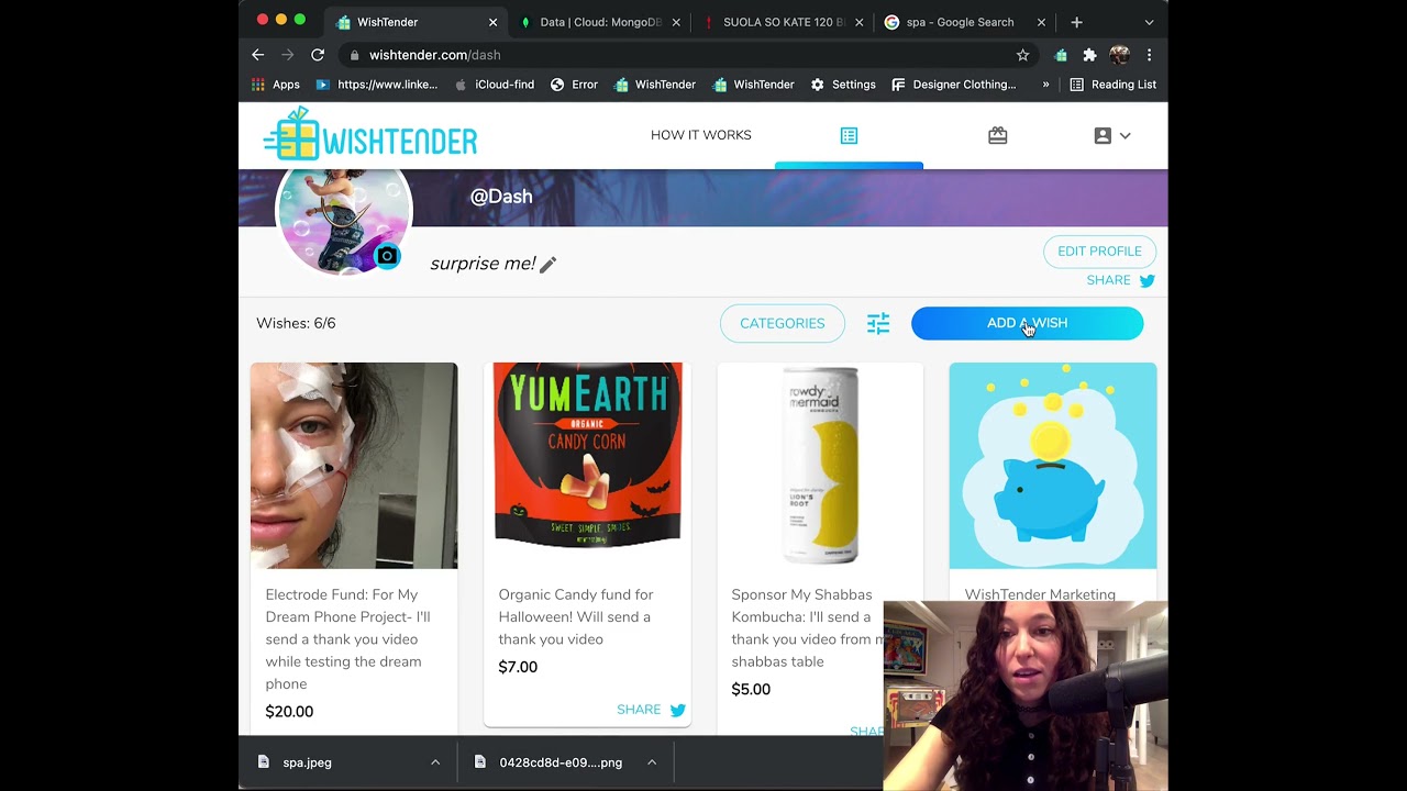 How To use WishTender Wishlists - YouTube