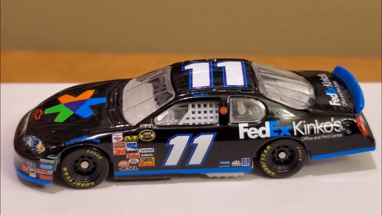2007 Denny Hamlin FedEx Kinkos 1:64 (NASCAR Die-Cast Review) - YouTube