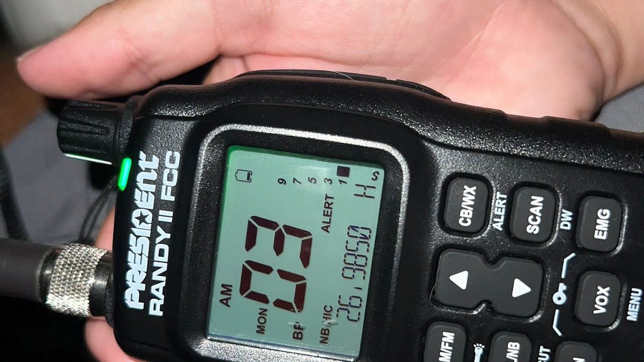 President Randy II FCC Handheld CB Radio Review - YouTube