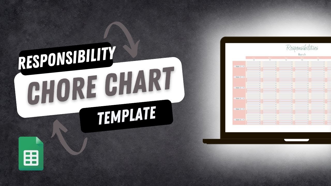 DIY Chore Charts in Google Sheets. Quick and Easy! - YouTube