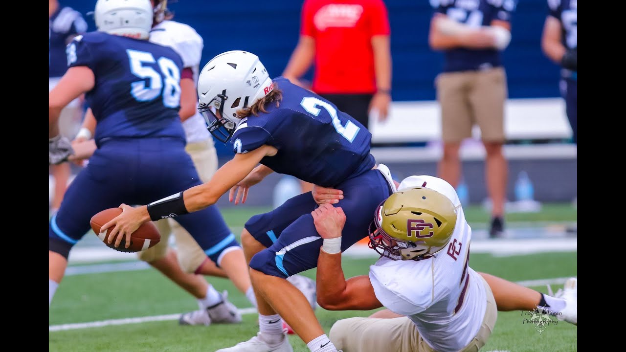 Pella Christian Highlights vs Des Moines Christian Football 2020 - YouTube