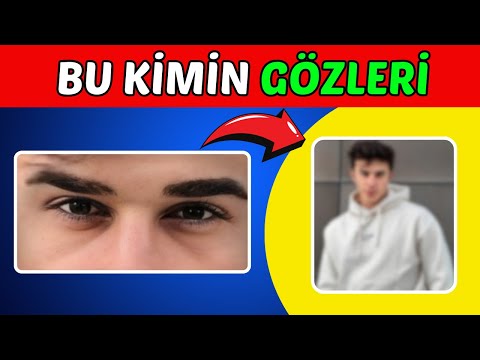 Ünlüleri Sadece Gözlerinden Tanıyabilir misin❓ 👀 Denemeden Bilemezsin! 💃 Bu Gözler Kimin❓