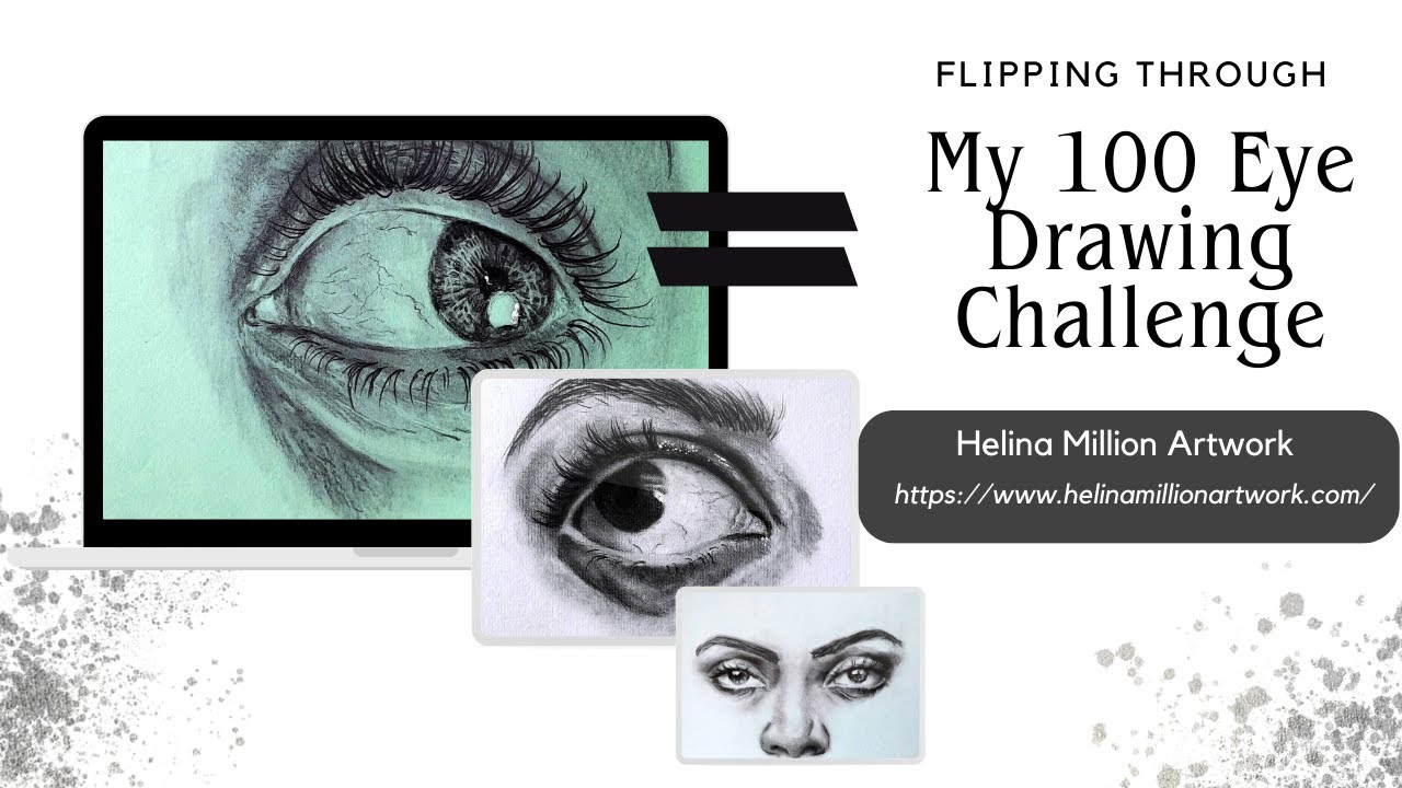 My 100 Eye Drawing Challenge - YouTube