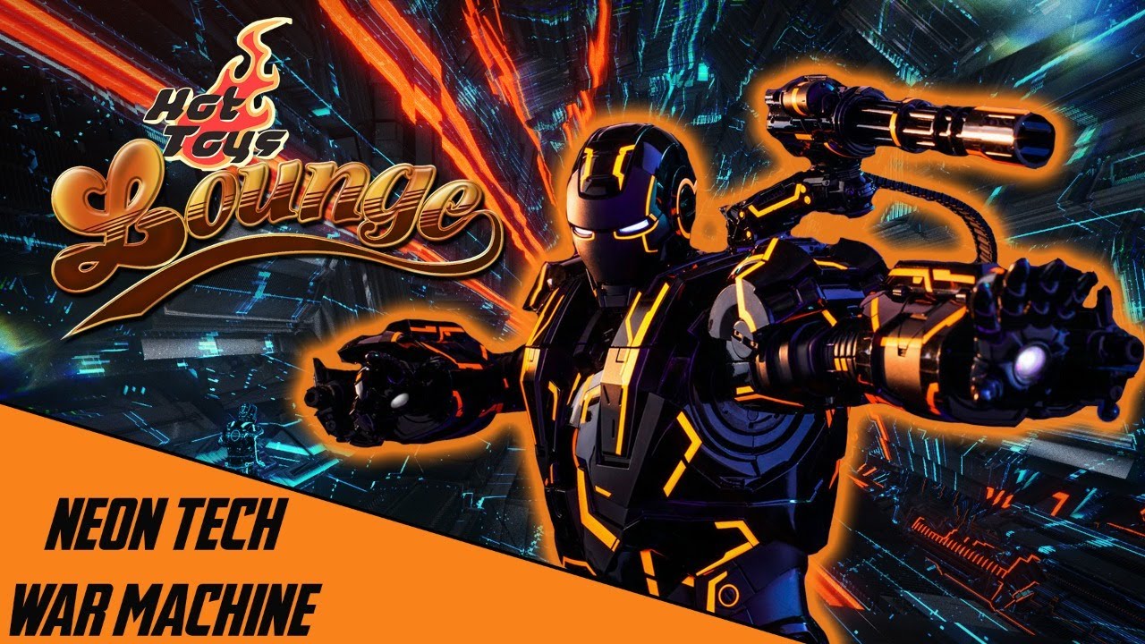 Hot Toys Neon Tech War Machine - Hot Toys Lounge - YouTube