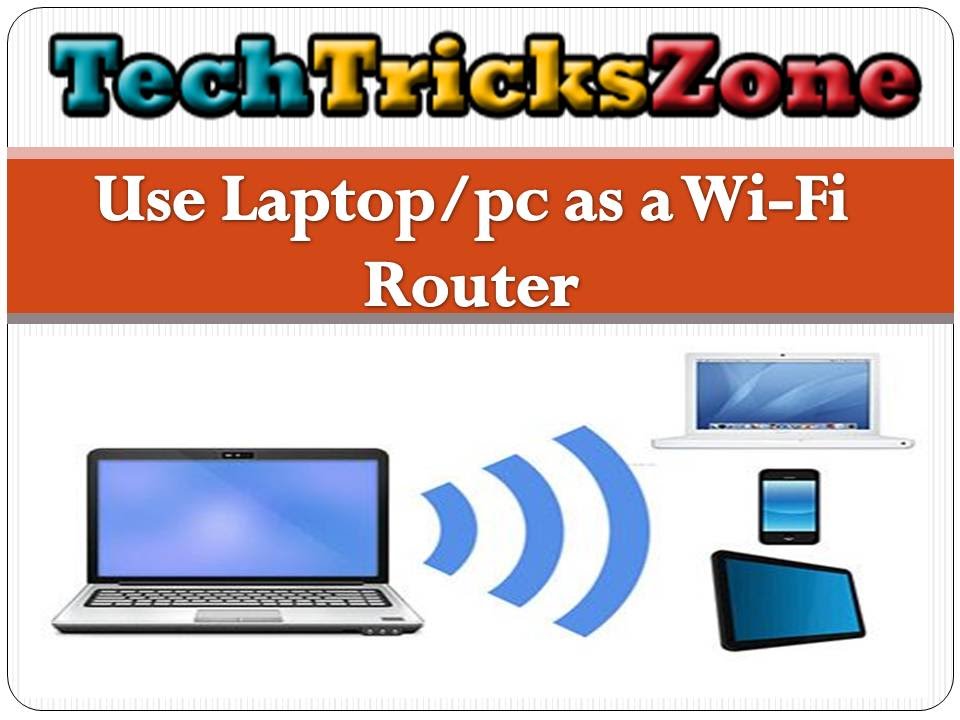 Turn Your Laptop into a Wi Fi Router - YouTube