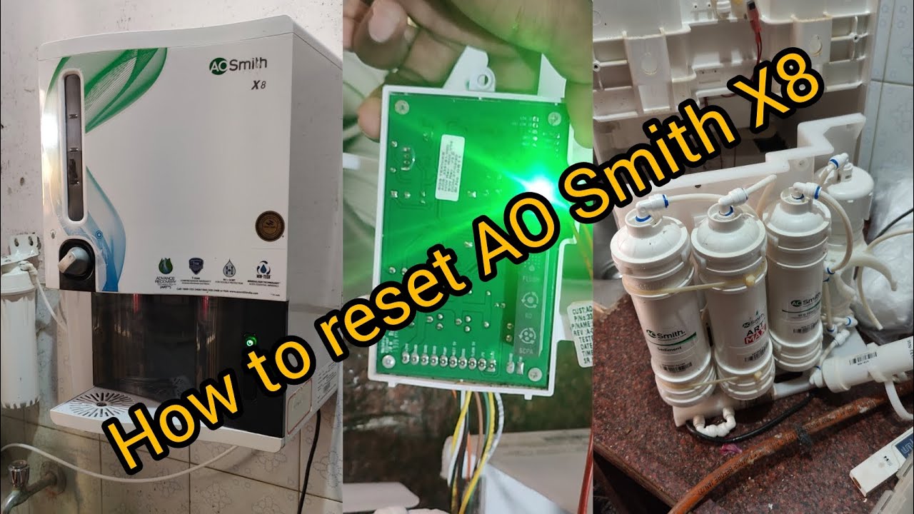 How to reset #AO Smith X8 #filter #rowaterpurifier # ...