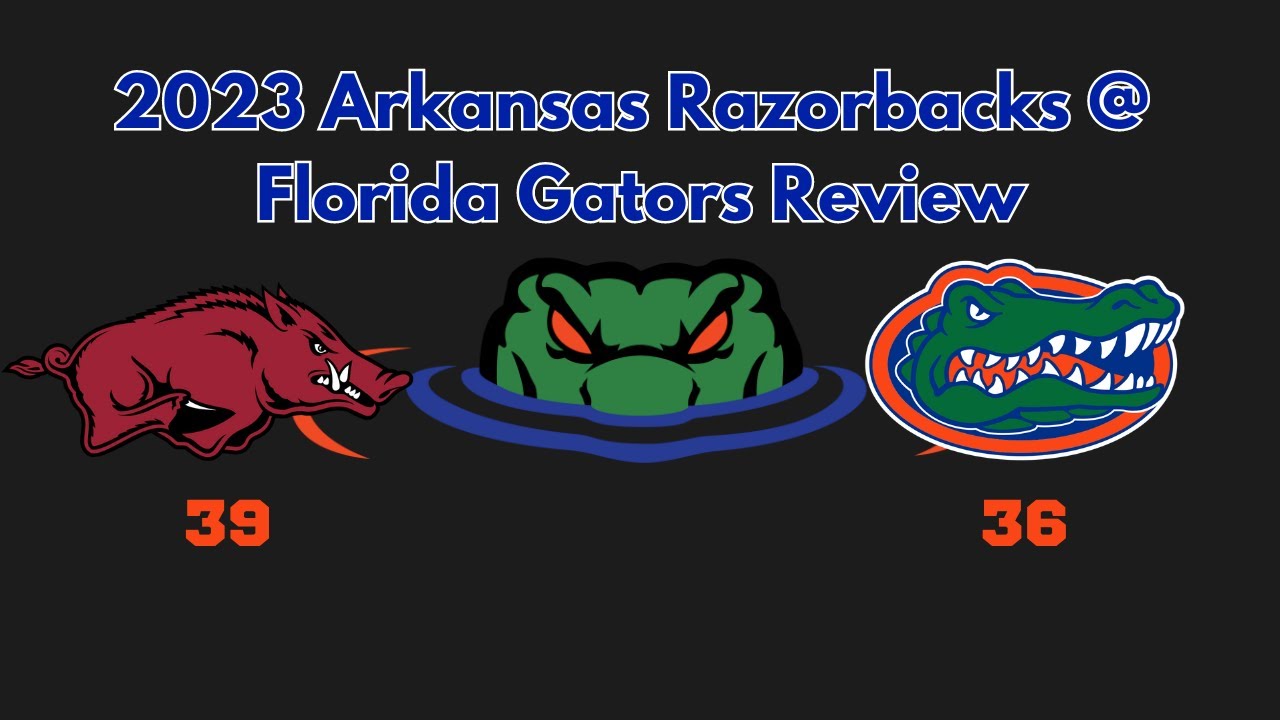 2023 Arkansas Razorbacks at Florida Gators Review - YouTube