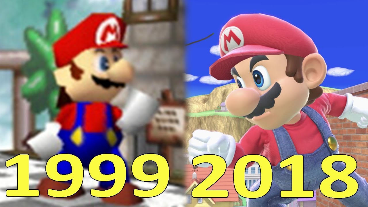 Evolution of Super Smash Bros. Games 1999-2018 - YouTube