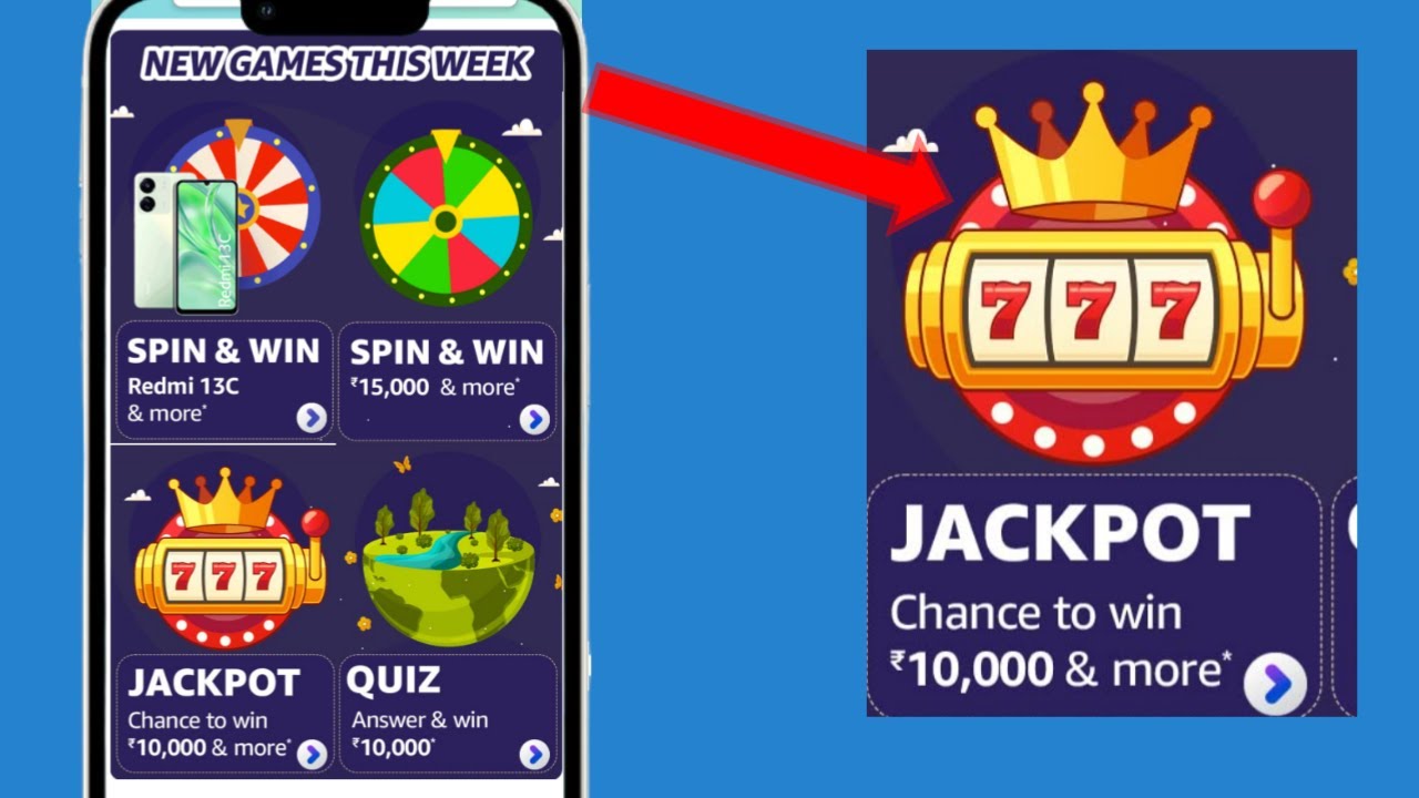 Amazon Jackpot Chance to win 10000 || Amazon new game this week quiz ...