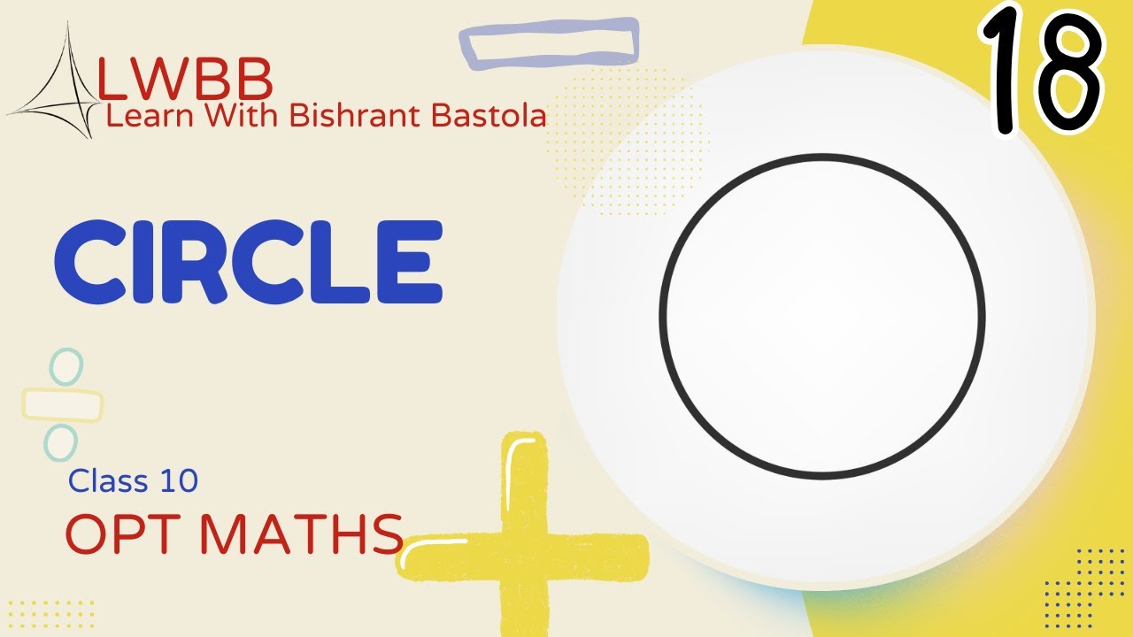 Equation of Circle | OPT Math | Class 10 - YouTube